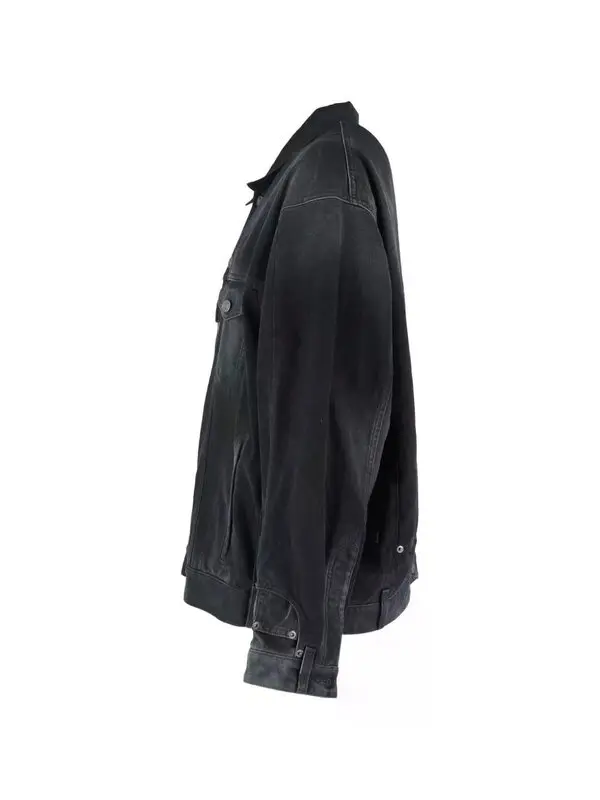 Balenciaga Washed-effect Denim Jacket