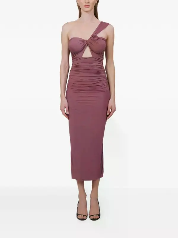 MAYGEL CORONEL Arcano Ruched Cut-out Dress