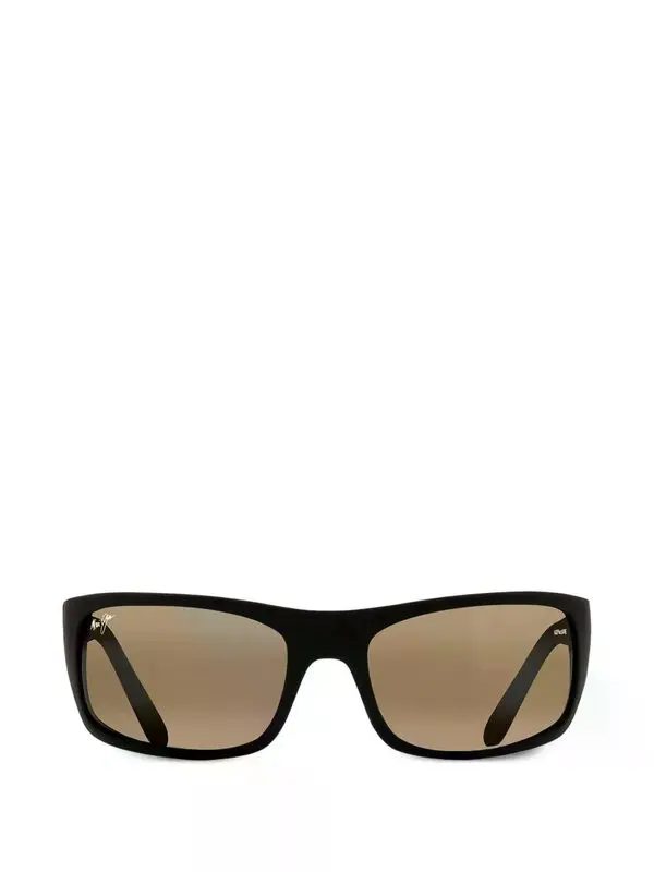 Maui Jim Peahi Rectangle-frame Sunglasses - Black