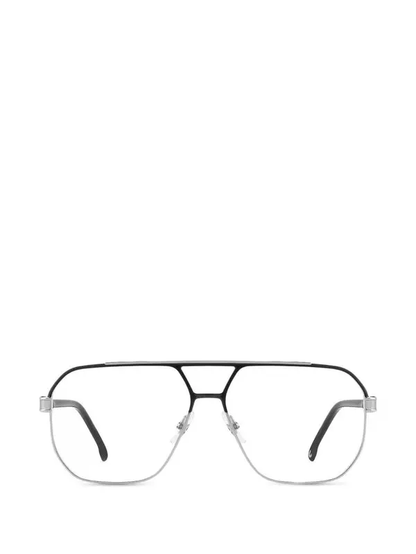 Carrera Eyewear Double-bridge Pilot-frame Eyeglasses - Silver