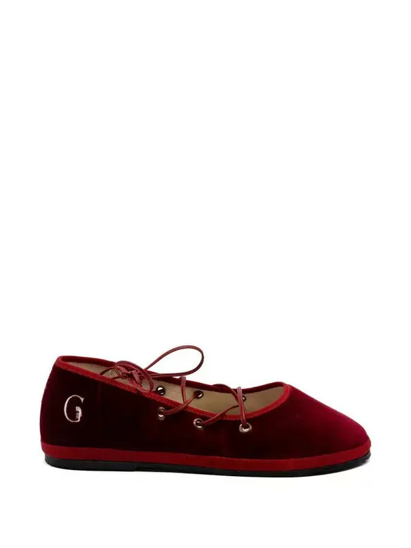 GONDOLINA Batea Lace-up Ballet Flats