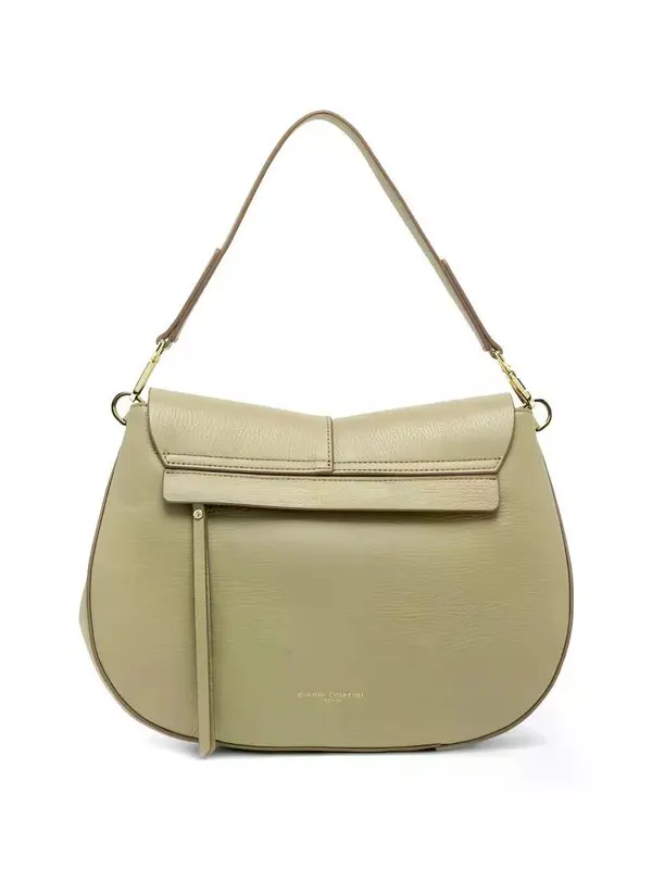 GIANNI CHIARINI Helena Round Shoulder Bag - Neutrals