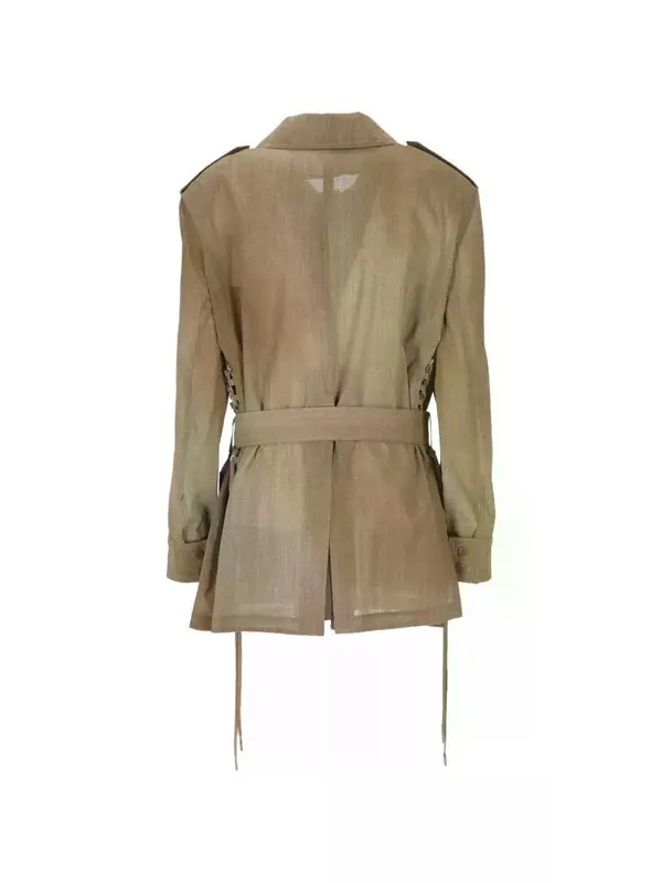 Ermanno Scervino Belted Shirt Jacket