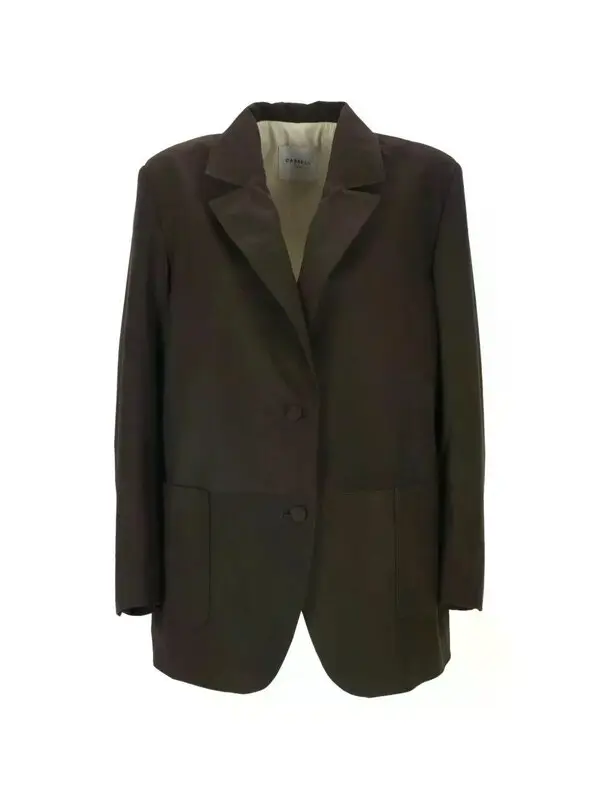 CASSELL Single-breasted Oversized Blazer
