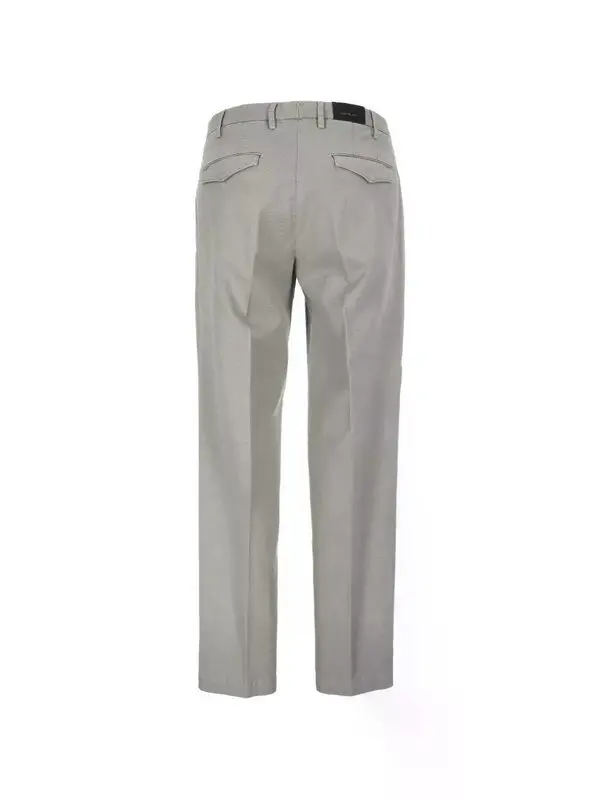 MICHAEL COAL Tailored Straight-leg Trousers - Grey
