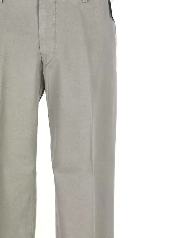 MICHAEL COAL Tailored Straight-leg Trousers - Grey