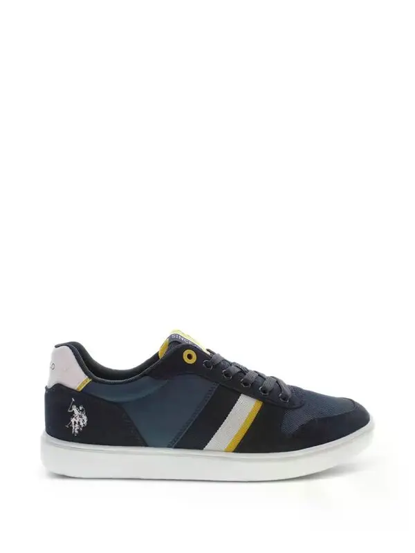 U.s. Polo Assn. Suede-panelled Striped Sneakers