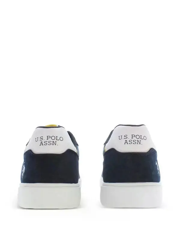 U.s. Polo Assn. Suede-panelled Striped Sneakers