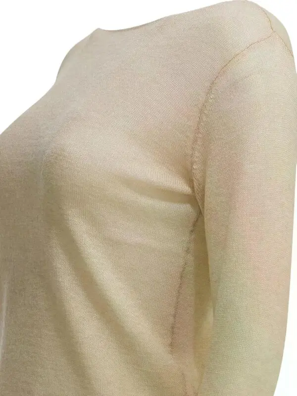 Auralee Fine-knit Boat-neck Sweater - Neutrals