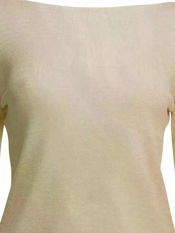 Auralee Fine-knit Boat-neck Sweater - Neutrals