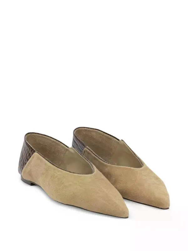 AMMB MILANO Leather Ballet Flats