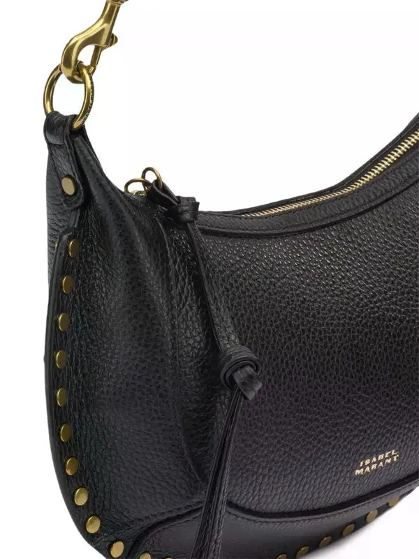Isabel Marant Étoile Oskan Moon Studded Shoulder Bag