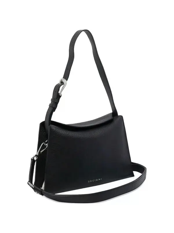 Orciani Small Trinity Leather Shoulder Bag