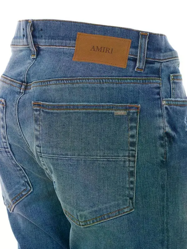 Amiri Stack Skinny Jeans - Blue