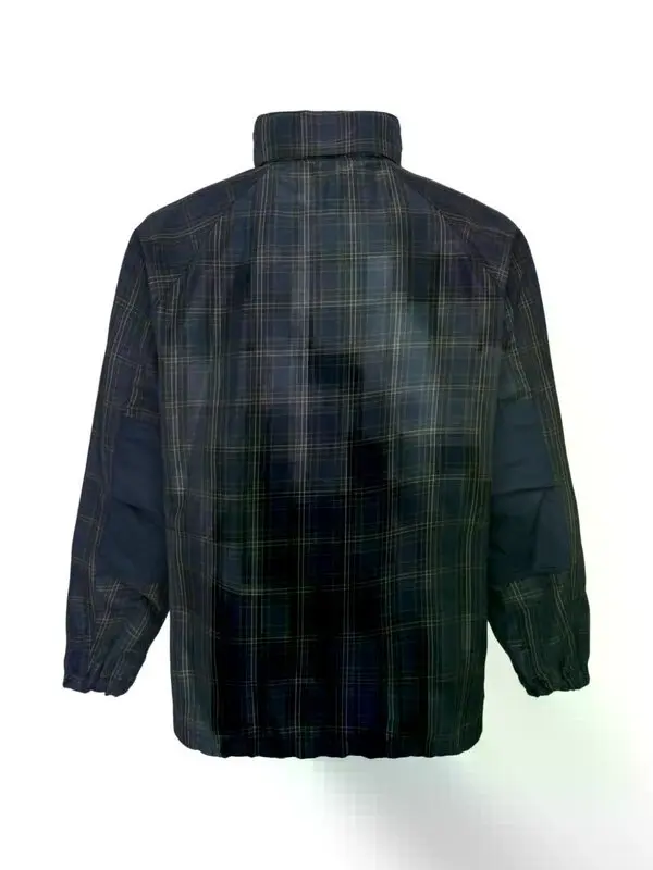 Comme Des Garçons Check-pattern Zip-fastening Jacket