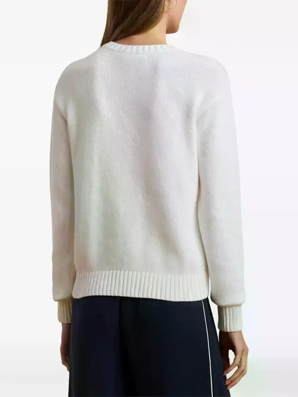 Ralph Lauren Embroidered-logo Cotton Sweater