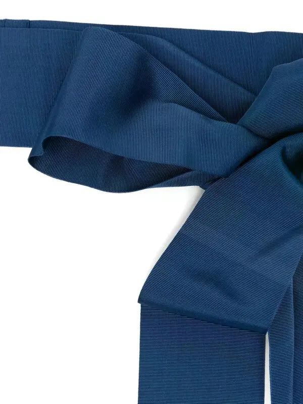 SARA ROKA Grosgrain Ribbon Bow Belt