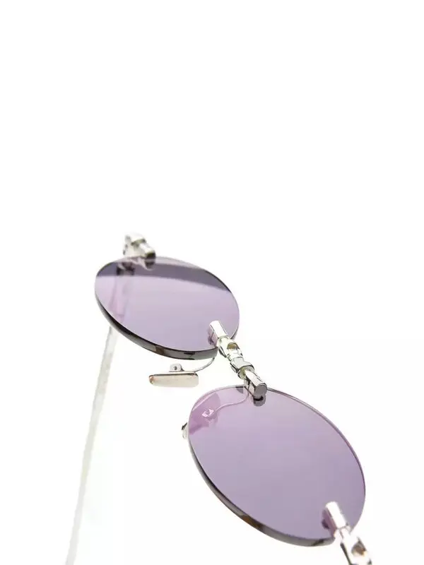 KUBORAUM Frameless Oval Sunglasses