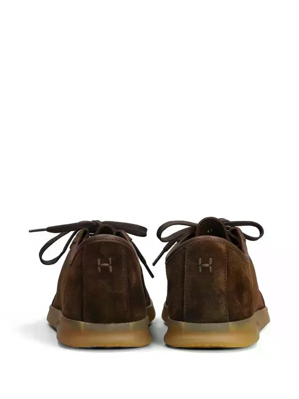 HENDERSON BARACCO Suede Lace-up Sneakers - Brown