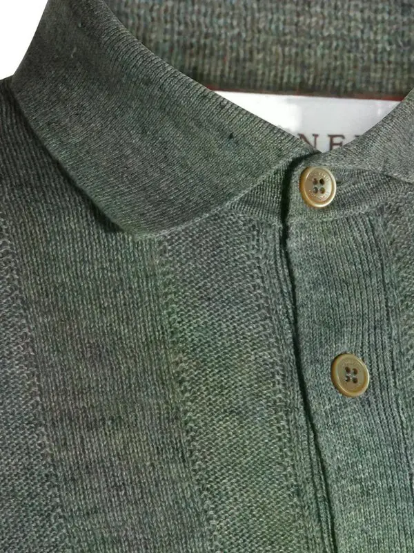 Brunello Cucinelli Ribbed-knit Short-sleeve Shirt