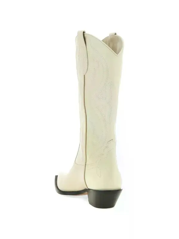 SONORA 35mm Yuma Tonal-stitching Cowboy Boots - Neutrals