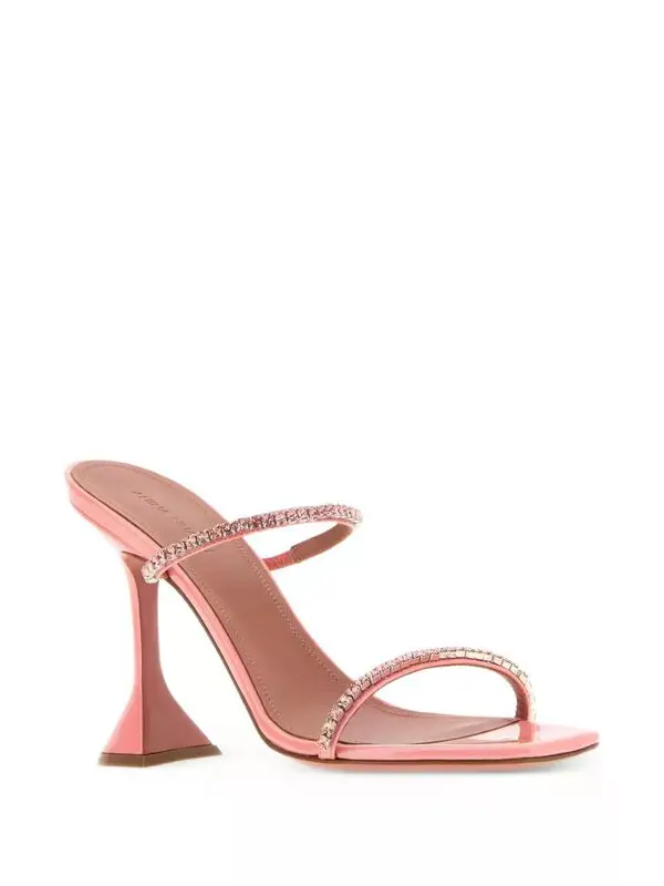 Amina Muaddi Gilda 70 Crystal-embellished Mules
