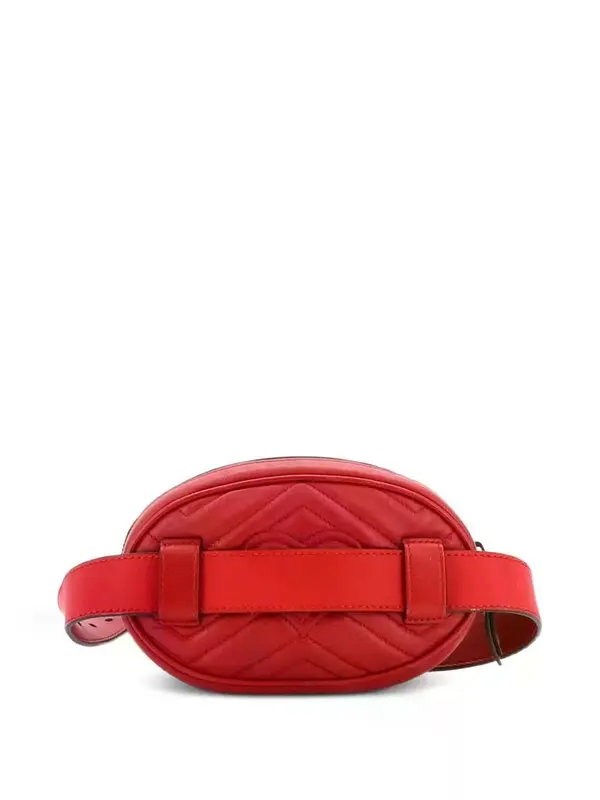 Gucci Gg Marmont Matelasse Leather Belt Bag
