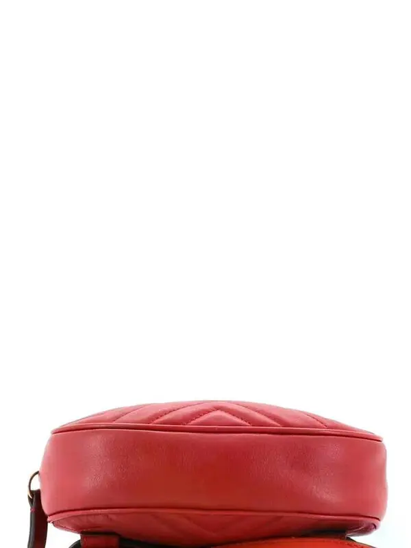 Gucci Gg Marmont Matelasse Leather Belt Bag