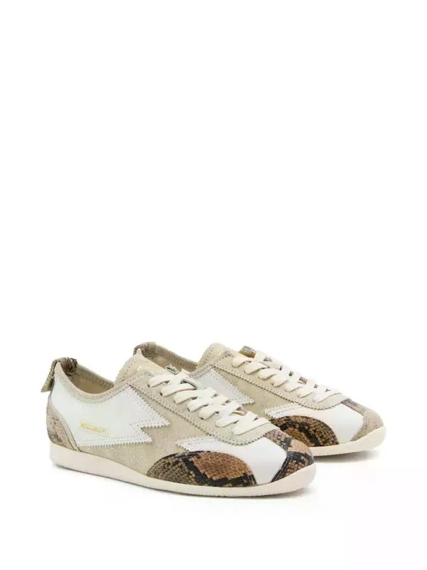 MOA CONCEPT Ikigai Snake-effect Panelled Sneakers