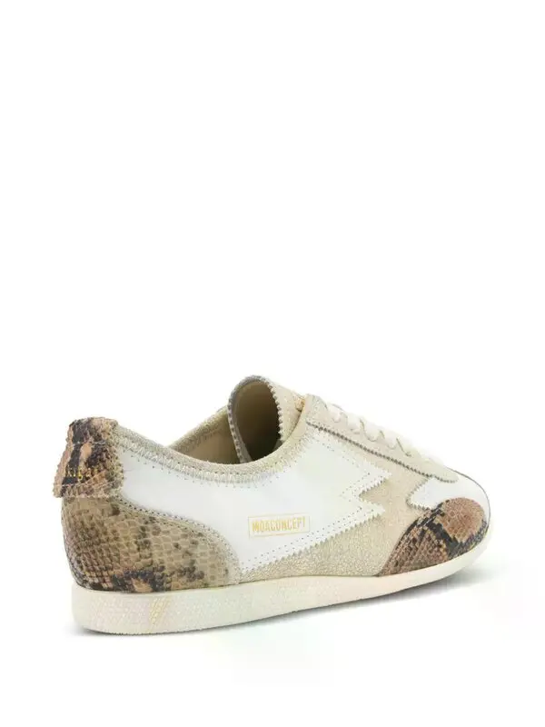 MOA CONCEPT Ikigai Snake-effect Panelled Sneakers