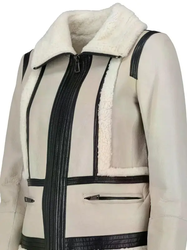 Vince Shearling Leather Coat