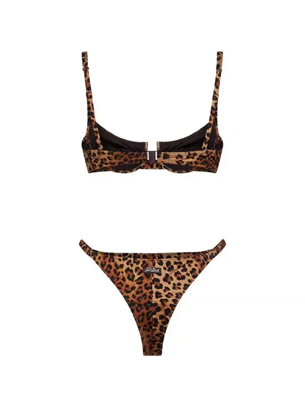 MC2 SAINT BARTH Leopard Print Bikini