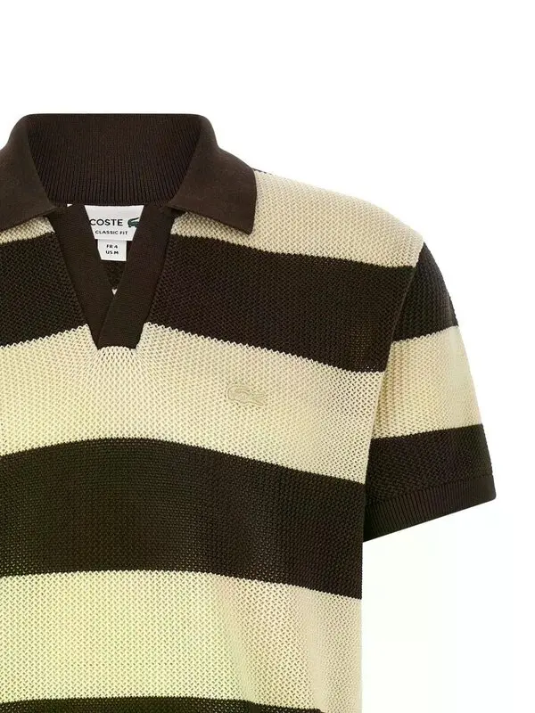 Lacoste Crochet Chain-stitch T-shirt