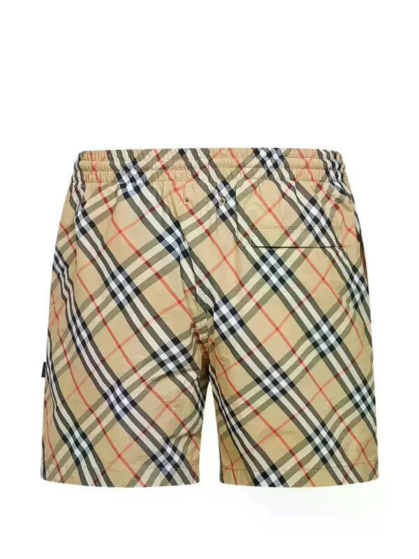 Burberry Check-pattern Swim Shorts