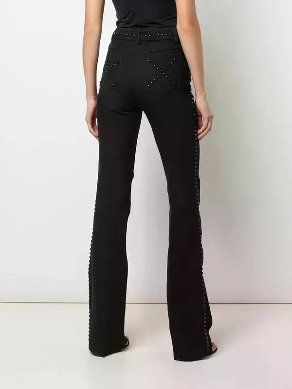 Giambattista Valli Studded Bootcut Jeans