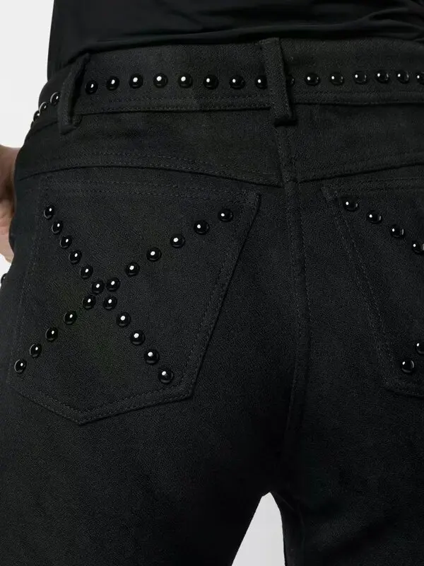 Giambattista Valli Studded Bootcut Jeans
