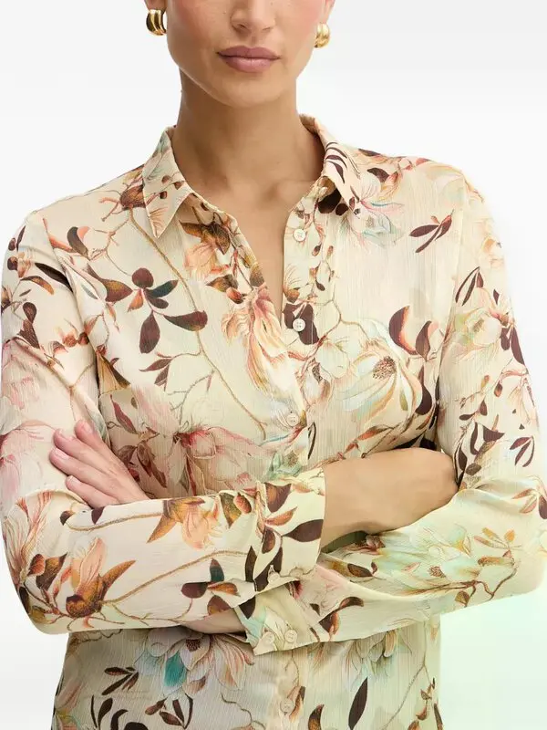 Guess Floral Buttoned Shirt