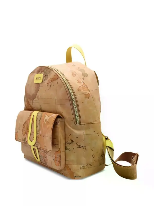 ALVIERO MARTINI 1° CLASSE Geo Classic Map-print Backpack