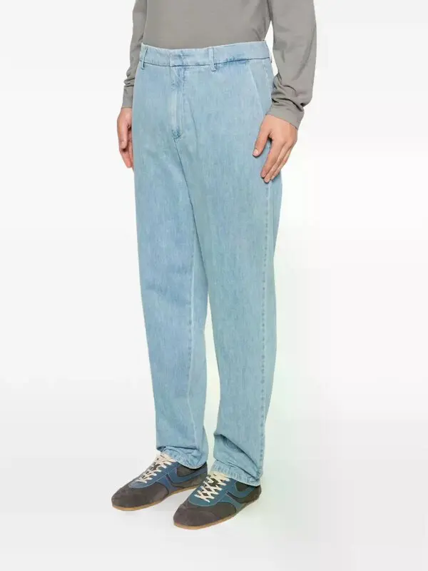 DONDUP Faded Straight-leg Jeans