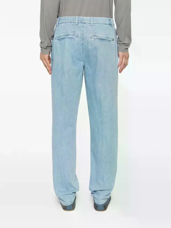 DONDUP Faded Straight-leg Jeans