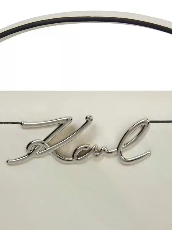 Karl Lagerfeld Signature Top-handle Crossbody Bag