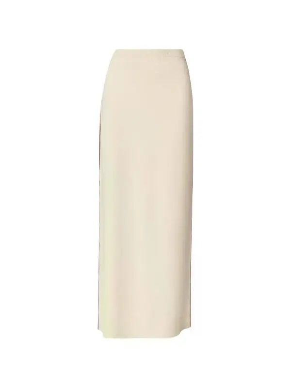 Fabiana Filippi Contrast Trim Pencil Skirt - Neutrals