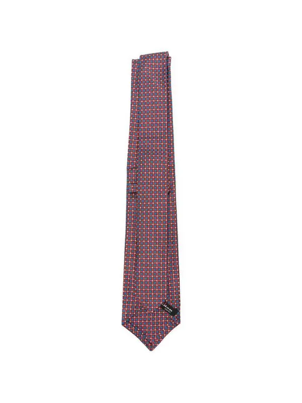 Kiton Geometric-print Neck Tie
