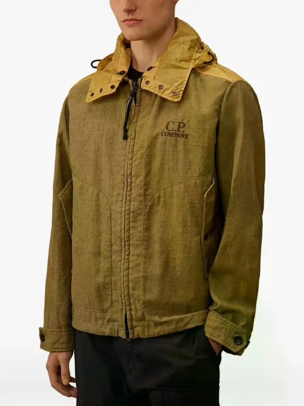 C.P. COMPANY Goggle-detail Jacket - Green