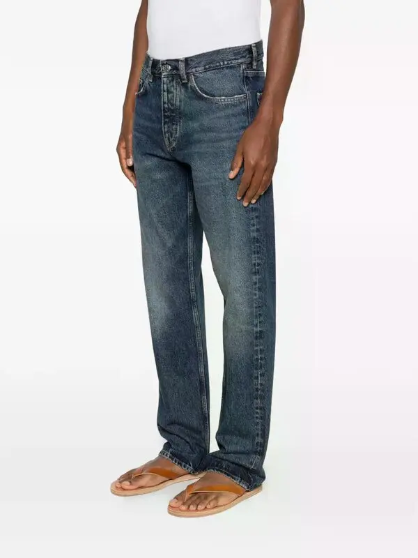 SUNFLOWER Faded-effect Straight Leg Jeans