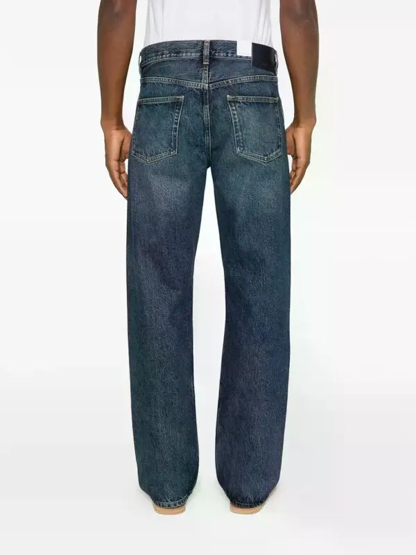 SUNFLOWER Faded-effect Straight Leg Jeans