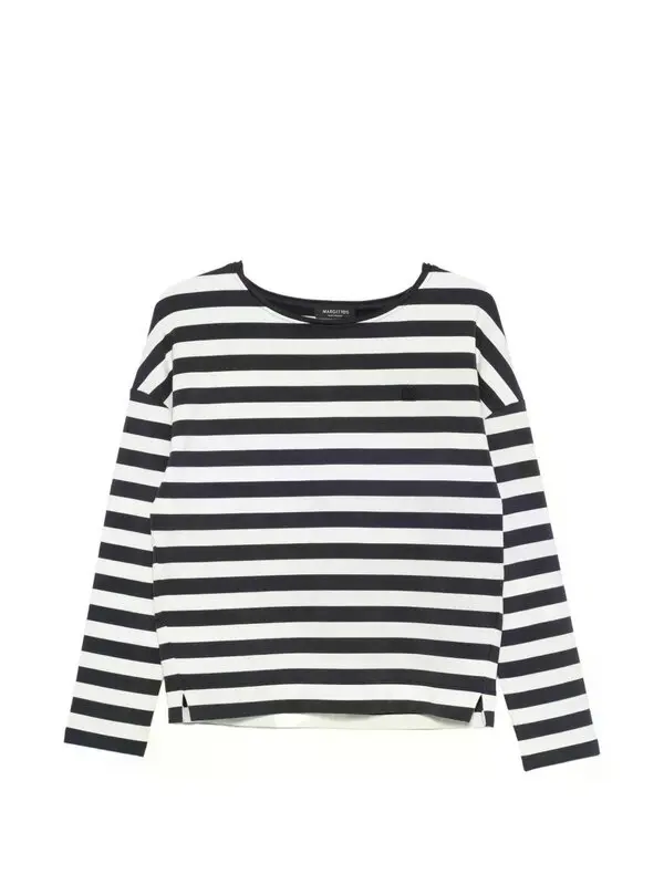 MARGITTES Striped Long-sleeve T-shirt