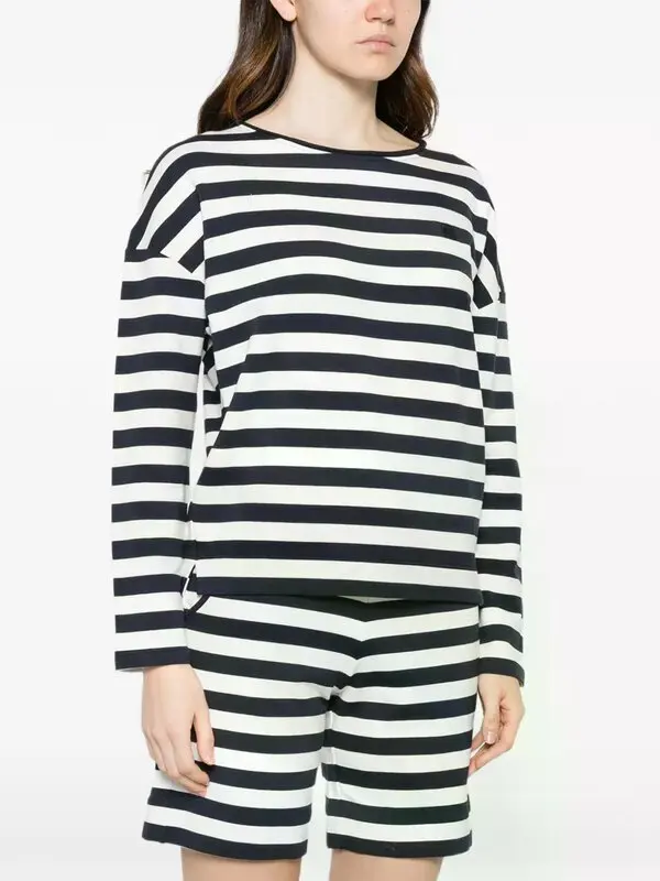 MARGITTES Striped Long-sleeve T-shirt