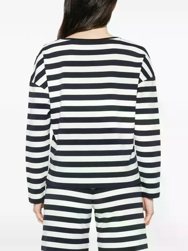 MARGITTES Striped Long-sleeve T-shirt