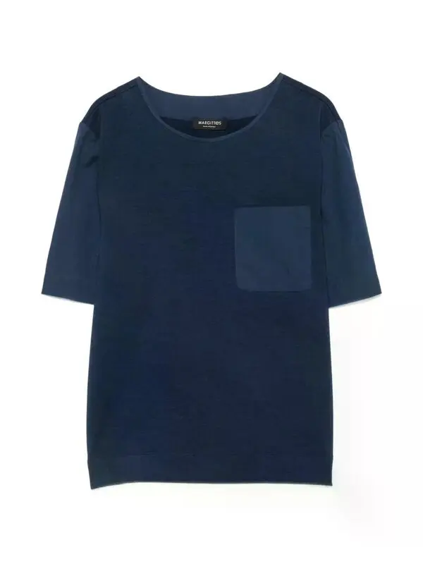 MARGITTES Patch-pocket Short-sleeve T-shirt